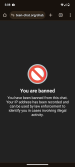 I don't know why it banned me | Teen Chat Forums